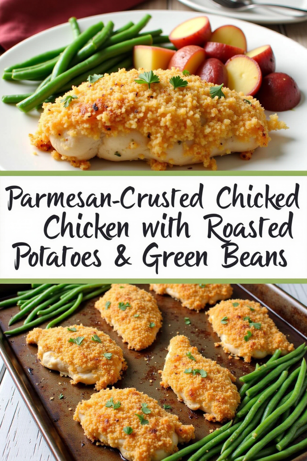 Easy Parmesan Crusted Chicken Sheet Pan Dinner: A Weeknight Flavor ...